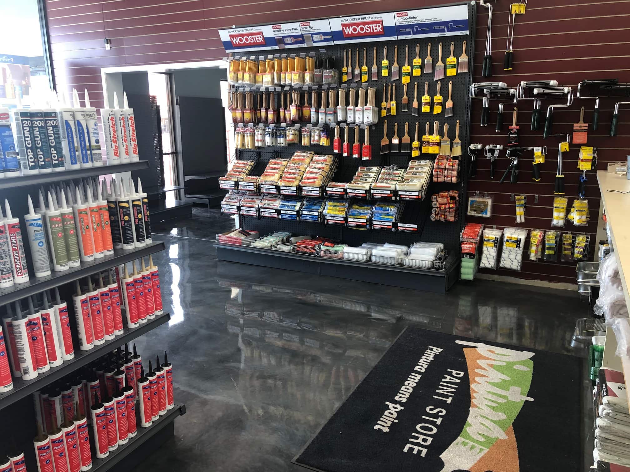 San Antonio Paint Store that carries metalic expoxy floor kits ...